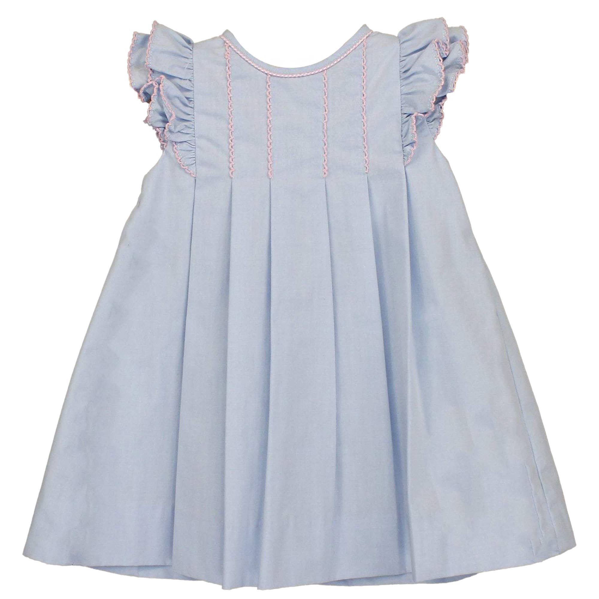 Picot Trimmed Dress – The Charming Cottage
